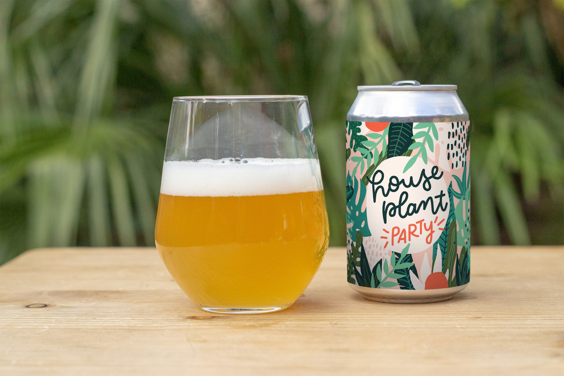 House Plant Party Beer Can - wondErin wandErin